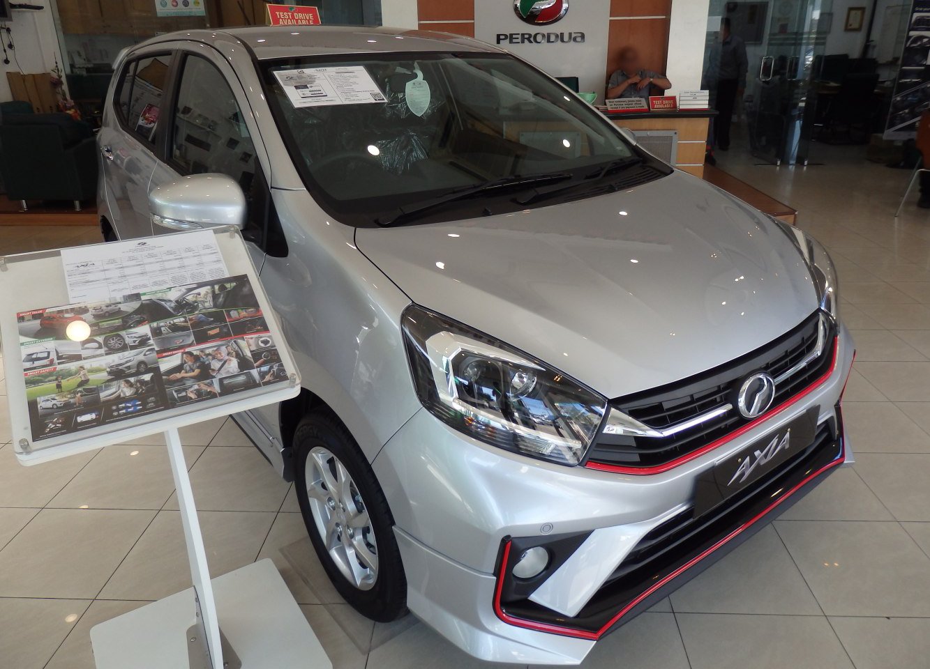 Perodua Axia technical specifications and fuel economy